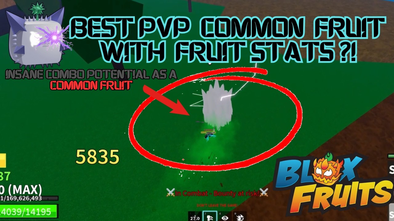 The SPIKE FRUIT Is The Best COMMON FRUIT in Fruit Stats PvP... (Blox ...