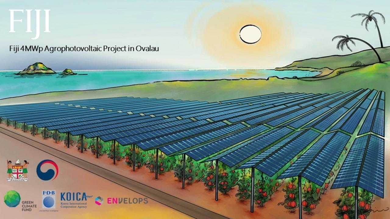 FDB Fiji Agro photovoltaic Project in Ovalau - Part 1 - YouTube