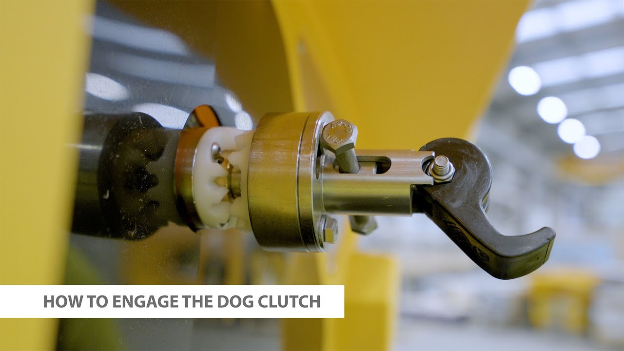 Glasdon UK | How to Engage the Dog Clutch on Turbocast 800™ - YouTube
