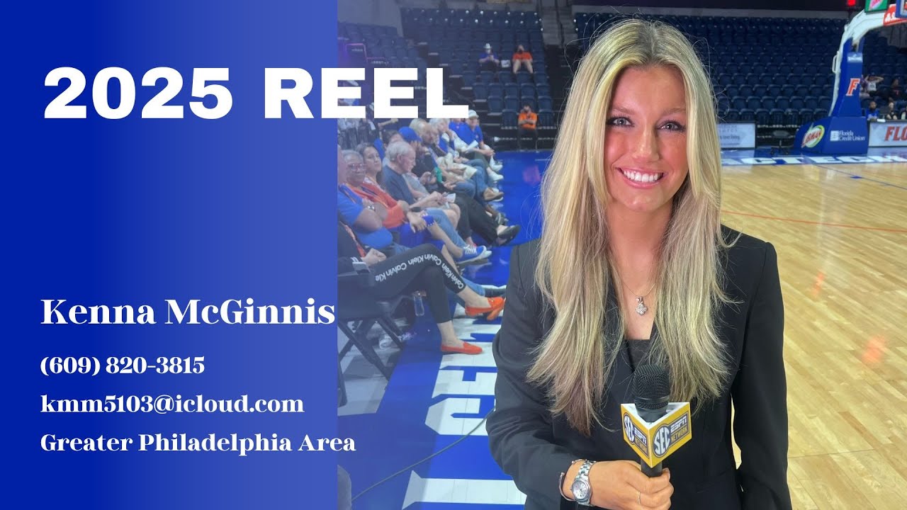 Kenna McGinnis 2025 Sports Reporter Reel Version 1 - YouTube