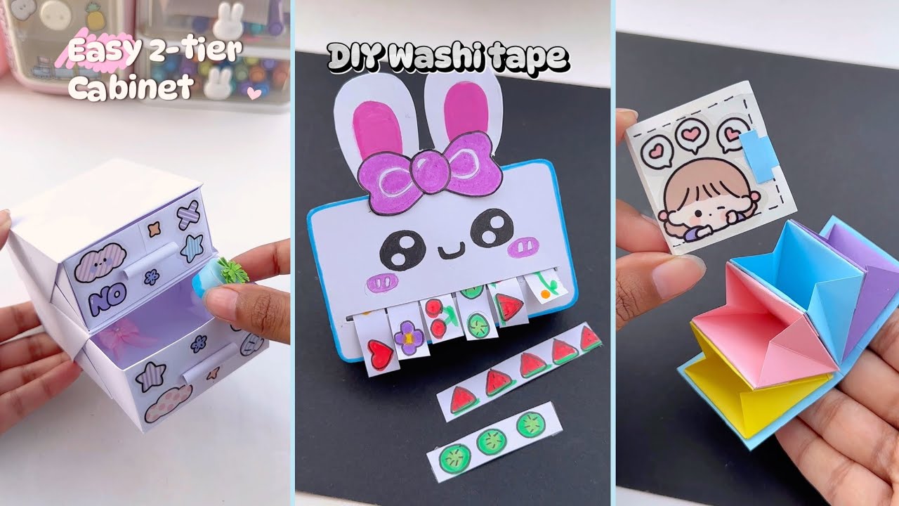 Cute Easy Paper Craft for Beginners | miniature Craft #diy - YouTube