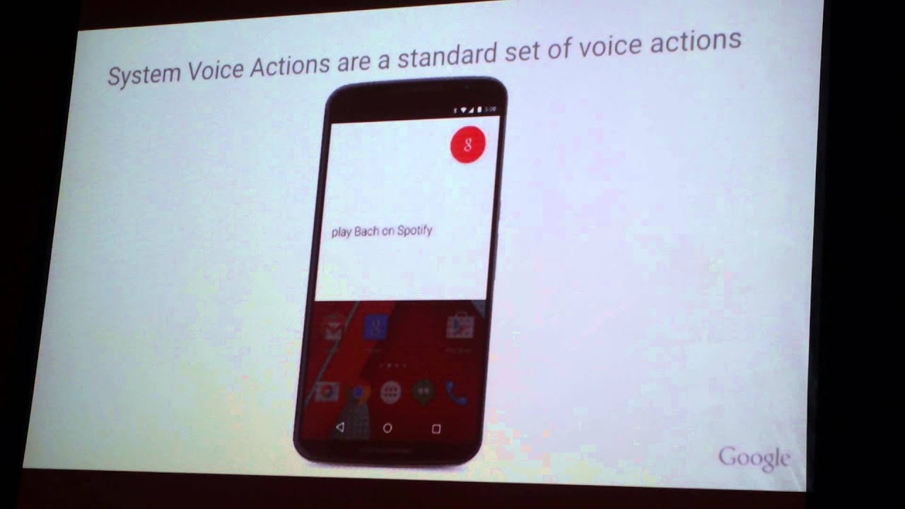 Voice Actions API - Integrating with Google Search - YouTube