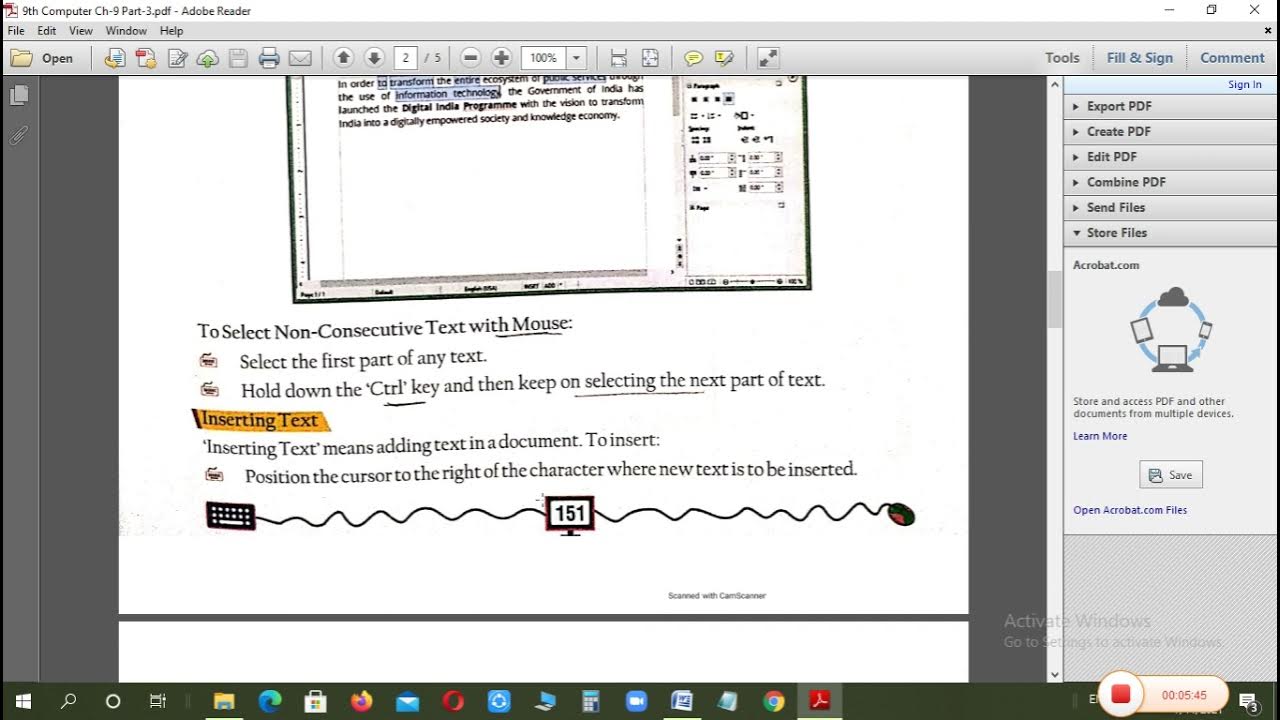 Class 9th Ch-9 (Digital Documentation - Word Processor) Part-3 - YouTube