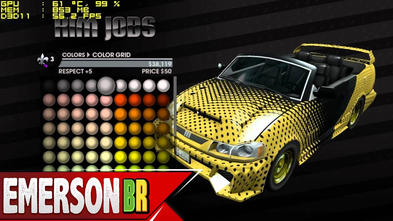 Saints Row 3 Custom Cars