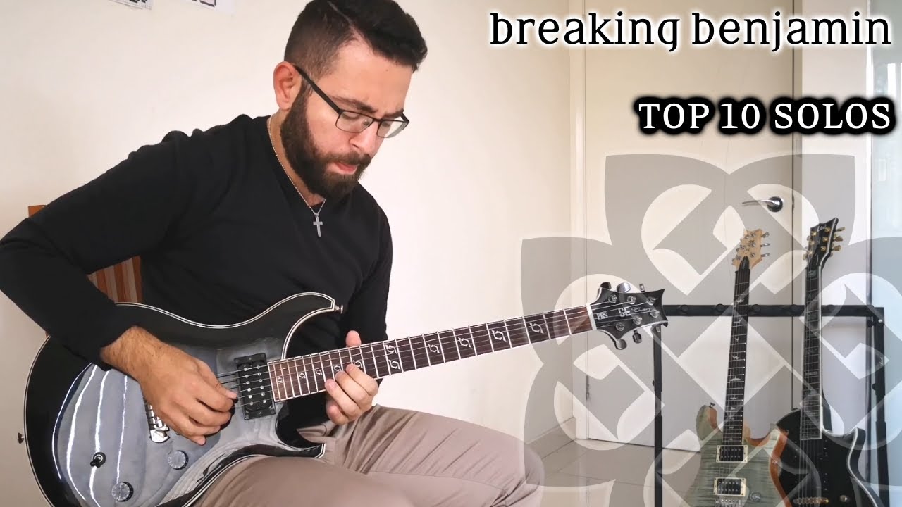 Top 10 Breaking Benjamin Solos (Guitar Medley) - YouTube