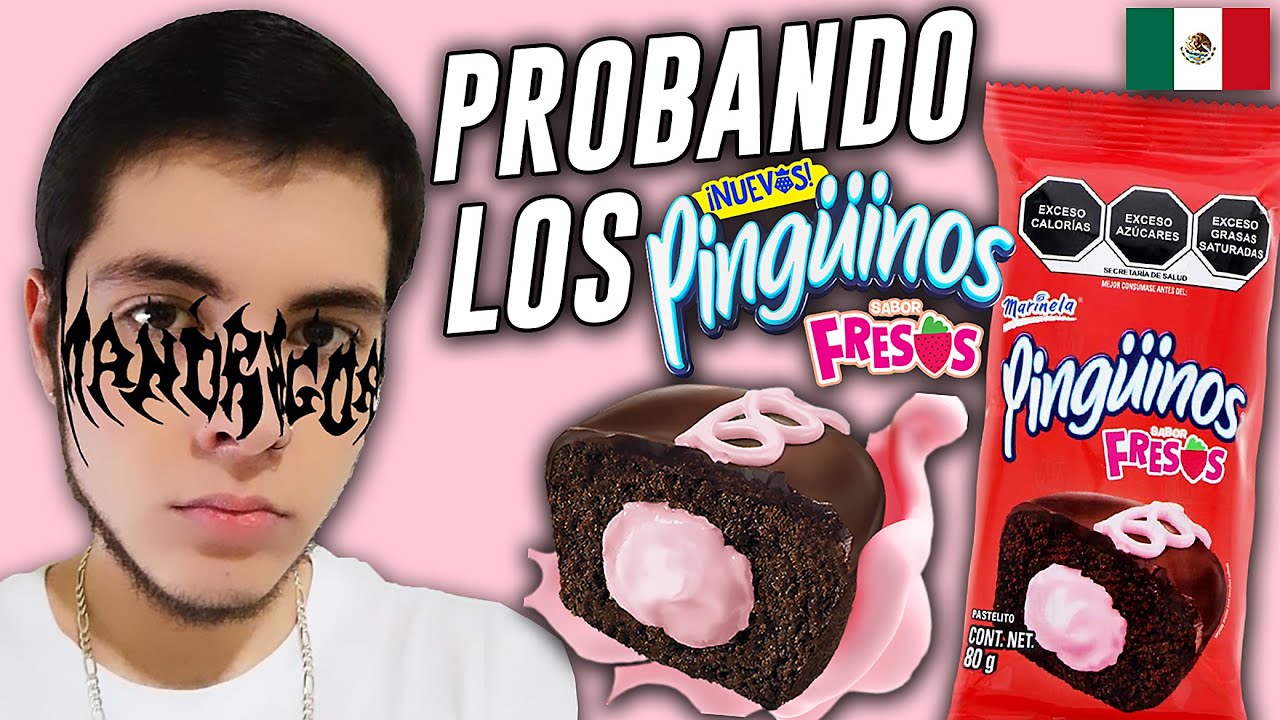 PROBANDO LOS MEJORES PASTELITOS 🐧 PINGUINOS CHOCO FRESA 🍫🍓 - YouTube