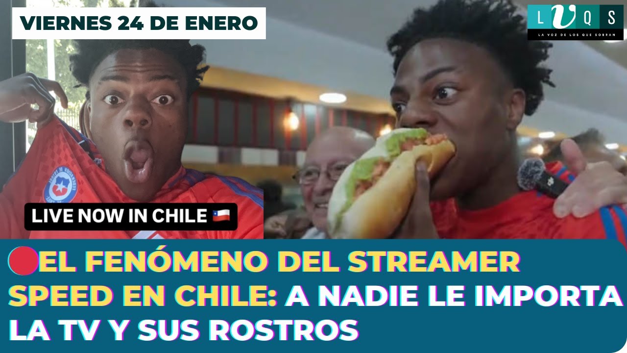 🔴El fenómeno del streamer Speed en chile: A NADIE LE IMPORTA LA TV Y ...