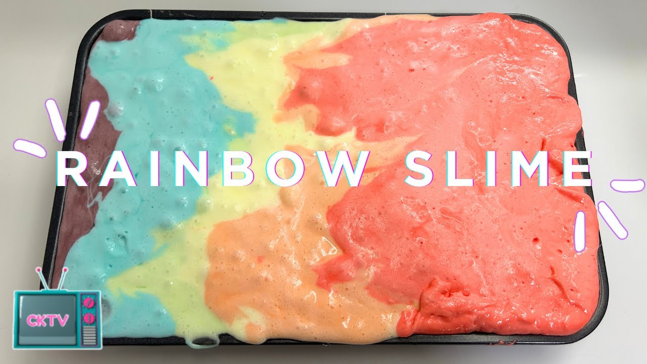 THE MOST AMAZING RAINBOW SLIME Recipe You've Ever Seen! - YouTube