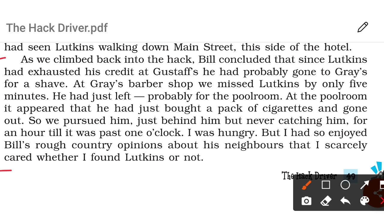 The Hack Driver // Part -2 // 10th Englishb// Fully Explained - YouTube