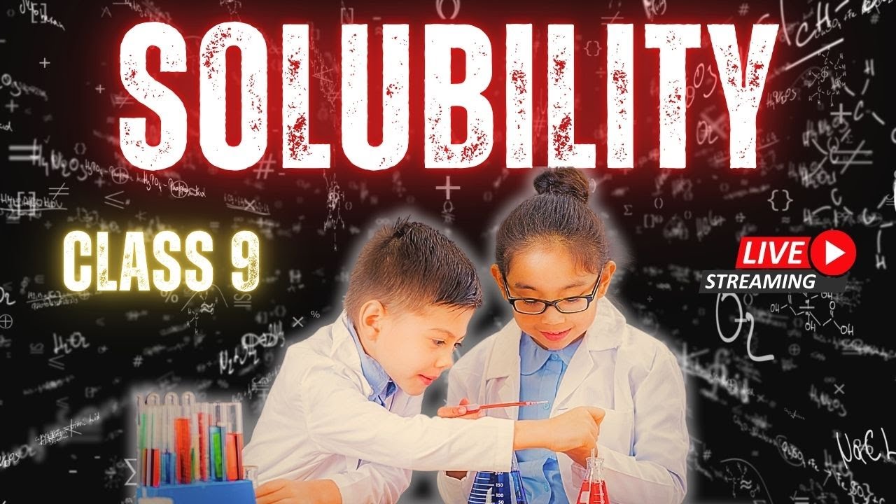 Class 9 Concentration of Solution | Solubility | Is Matter Around us ...