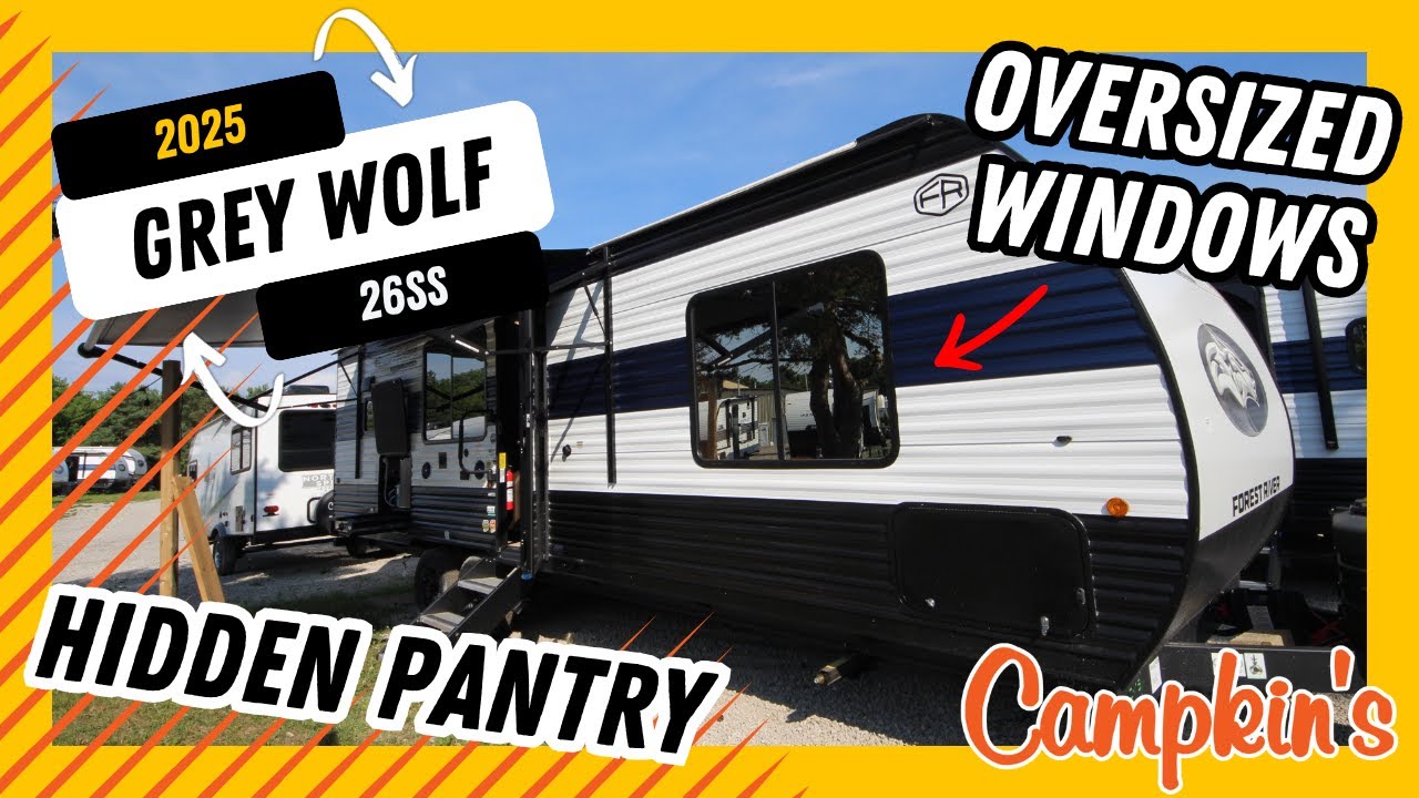 2025 GREY WOLF 26SS - 30 FT LONG TRAVEL TRAILER - YouTube