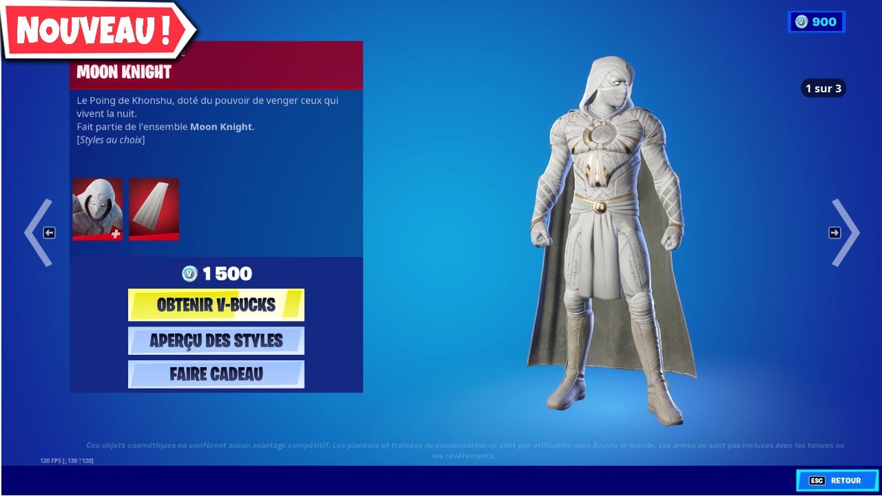 NOUVEAU SKIN MOON KNIGHT - YouTube