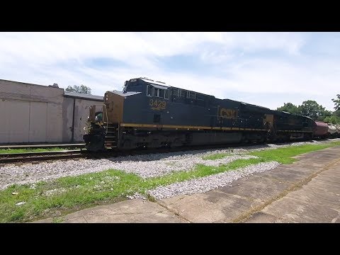 CSX Q648 - Mixed Freight, Lots of Tank Cars - YouTube