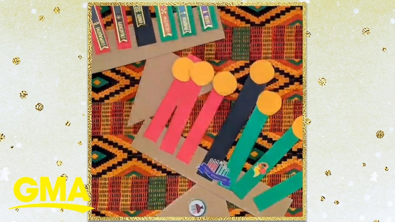 Your kids can help make this simple, sweet kinara craft for Kwanzaa l ...