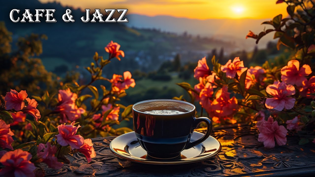 Summer Jazz | Seaside Coffee Shop Ambience with Relaxing Jazz ...