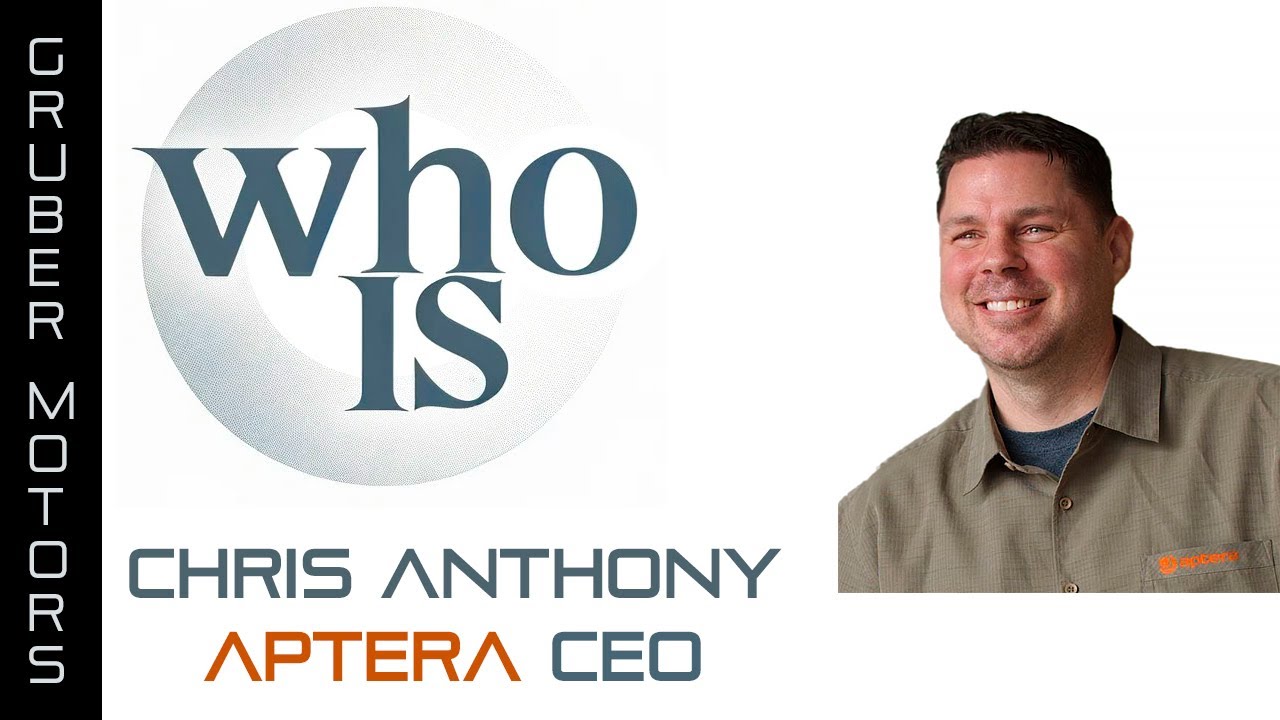 Who Is Chris Anthony? | Aptera CEO - YouTube
