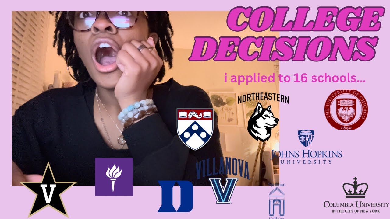 COLLEGE DECISIONS REACTIONS 2024 | ivies, duke, uchicago, nyu + more ...