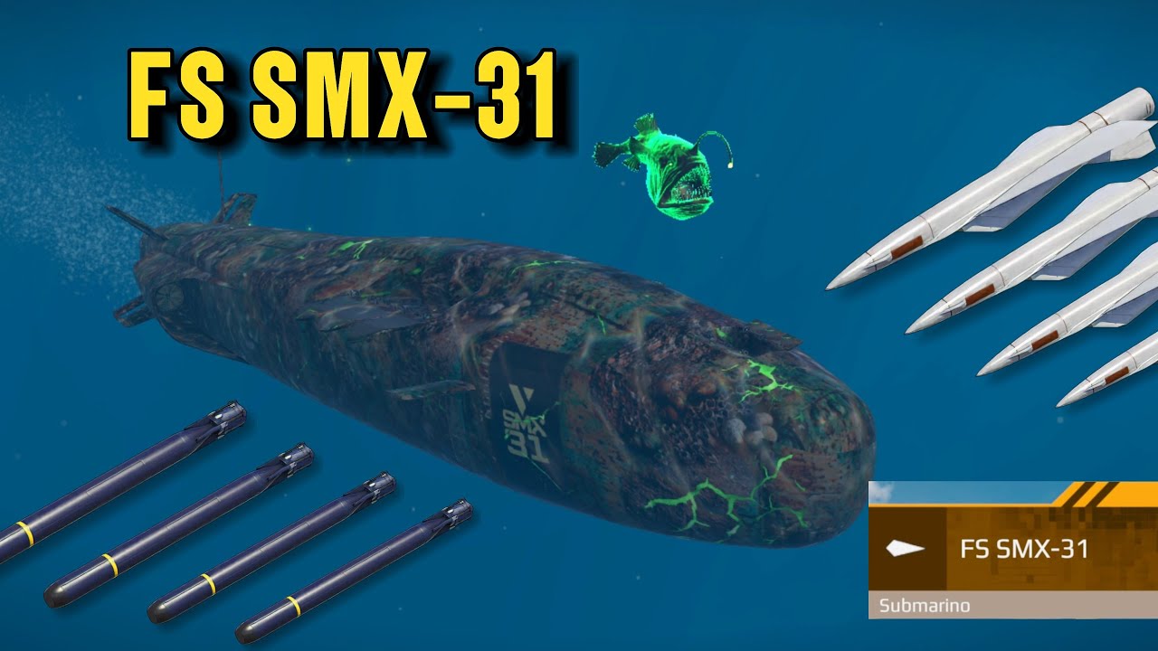 SUBMARINO FS SMX-31 | Full Tiger shark (533mm) , P-750 Meteotit-M ...