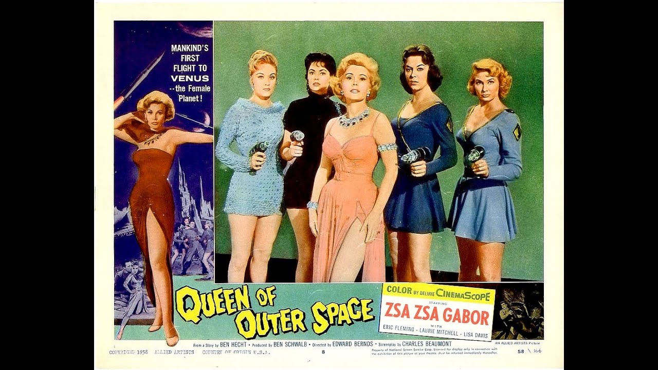 "Queen of Outer Space" 1958 - TRAILER - YouTube
