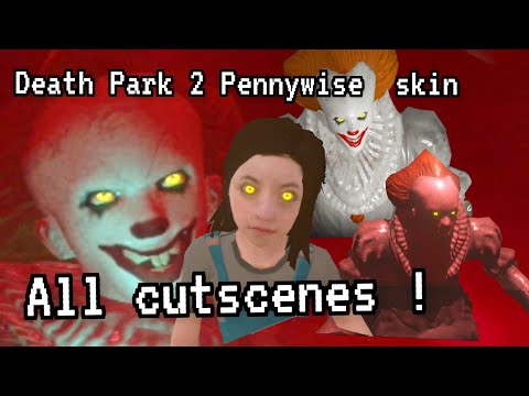 All cutscenes Death Park 2 scary clown Pennywise