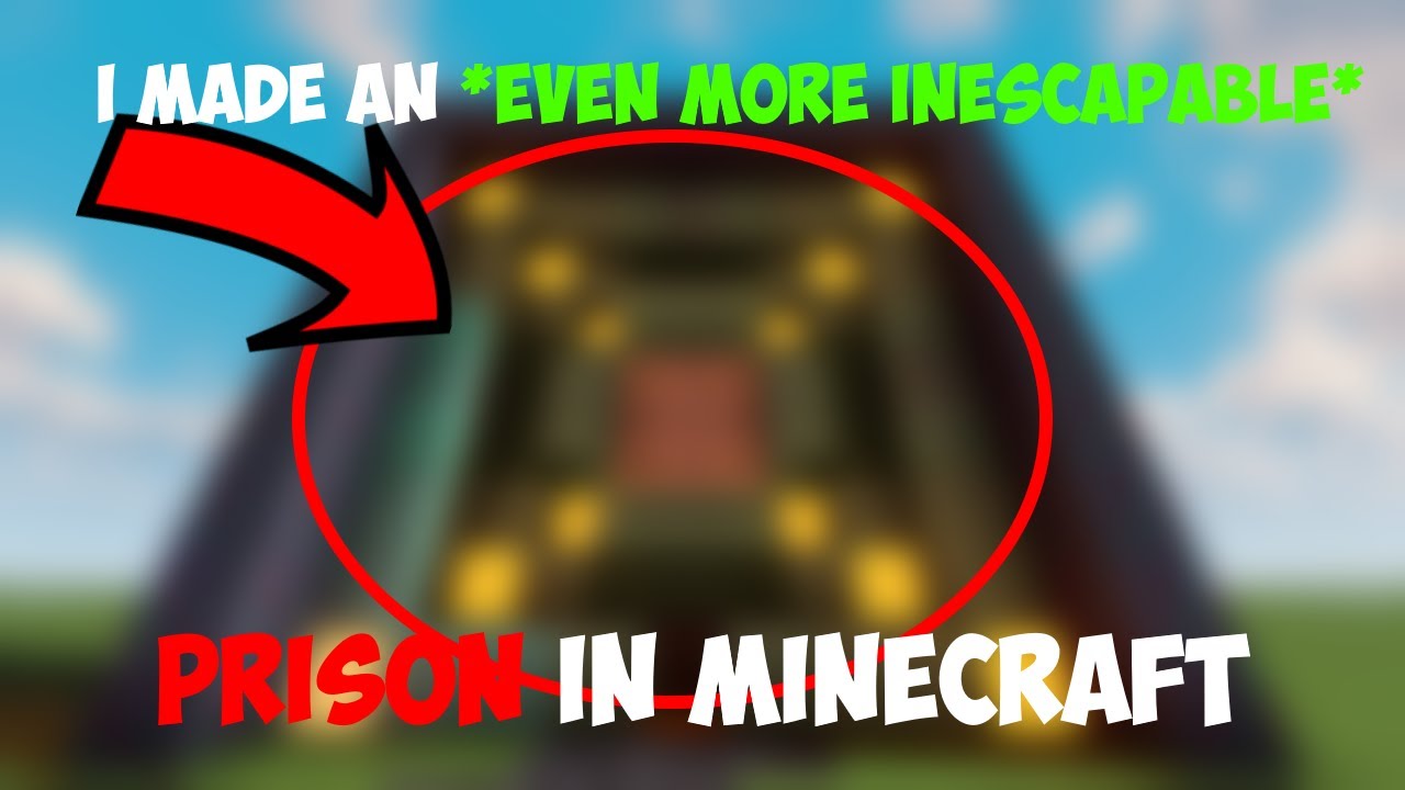 The **ACTUAL** Most INESCAPABLE Prison in Minecraft! (real) - YouTube