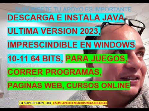 DESCARGA JAVA WINDOWS10 Y 11,IMPRESCINDIBLE PARA VIDEO JUEGOS VER PAG ...