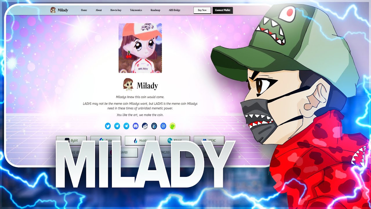 Miladygg The Meme Coin Of Milady Nft Collection Ladys Is A Self Organised Meme Coin