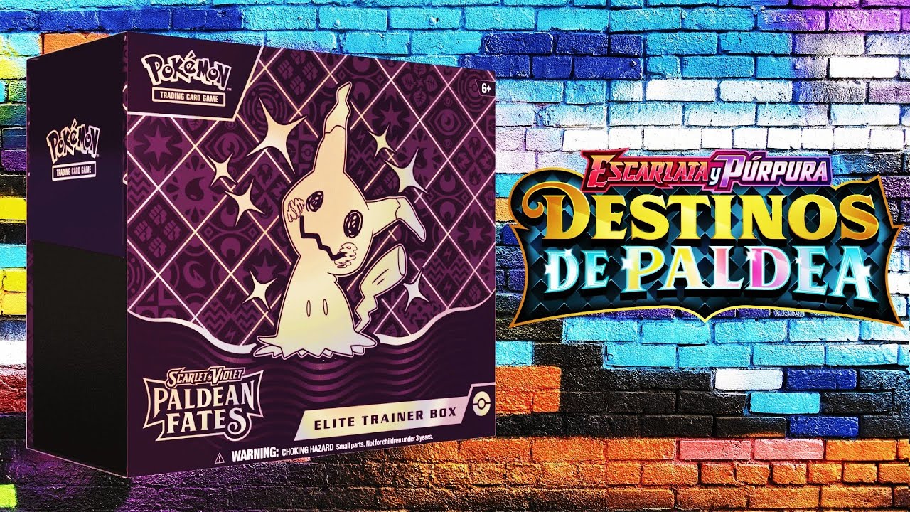 Apertura Paldea Fates Elite Trainer Box Pokemon Tcg [video 670] - YouTube