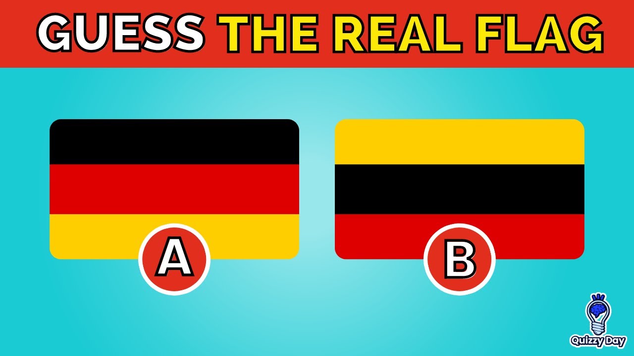 GUESS THE REAL FLAG - YouTube