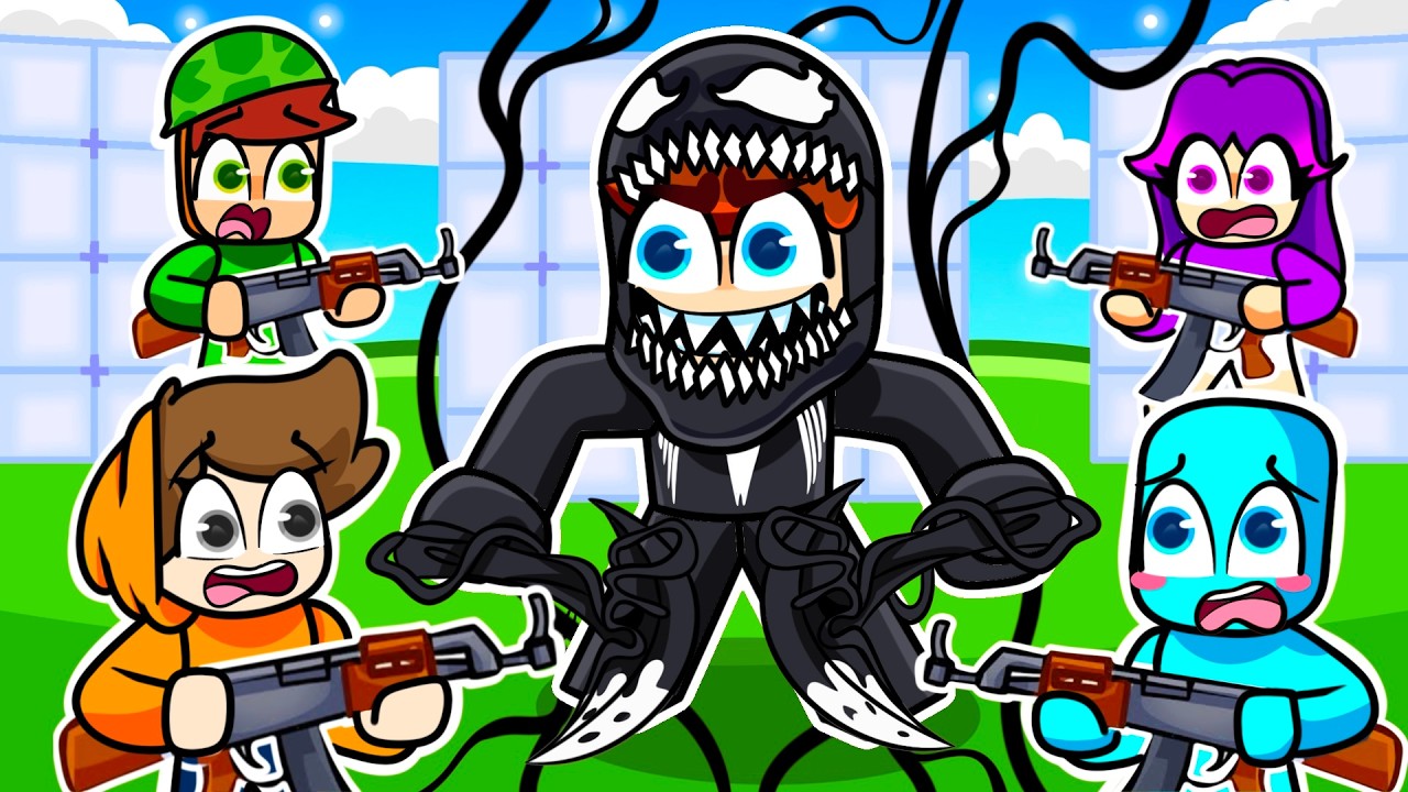 Me Convertí en VENOM en ROBLOX RIVALS para Ganar a Mis Amigos - YouTube