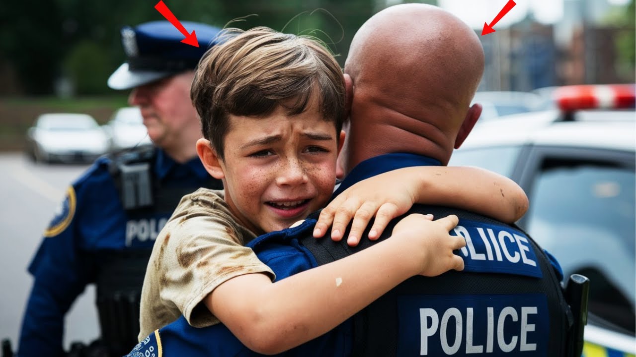 6 Year Old Boy HUGS Police Officer and WHISPERS: "ARREST my father, Mr ...