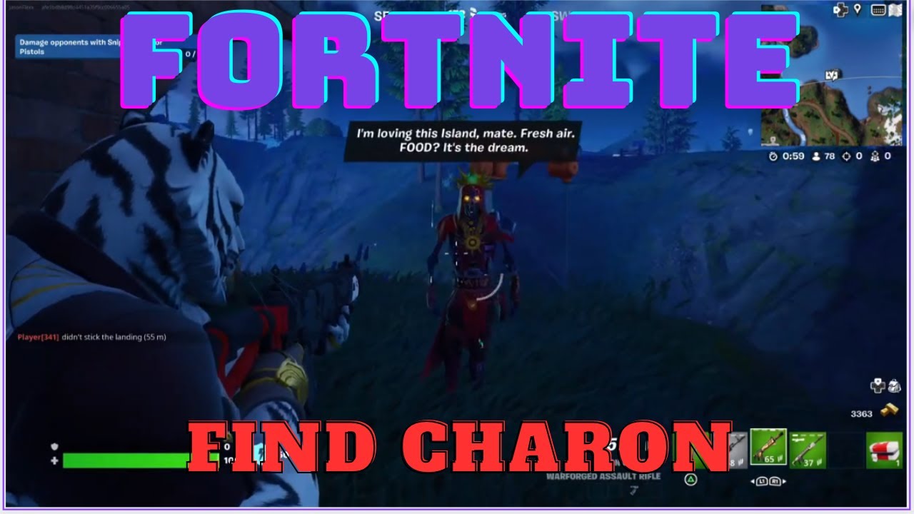 Fortnite - How to find Charon (Chapter 5 Season 2) - YouTube