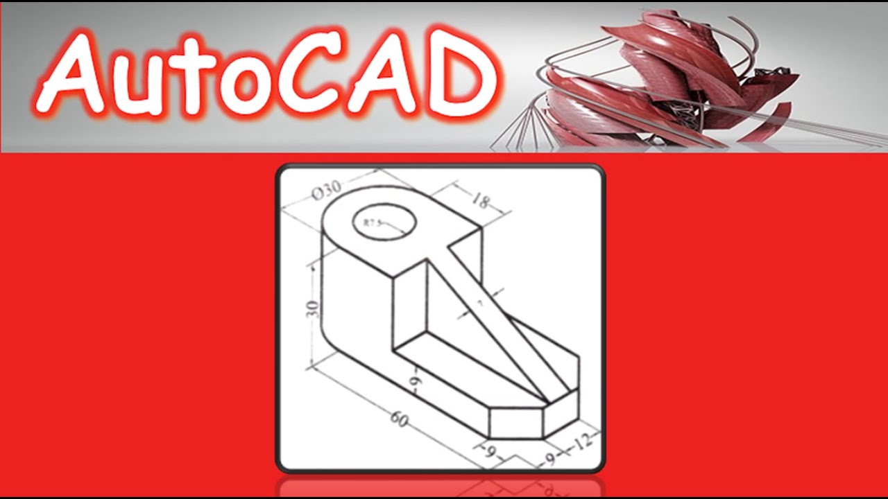 AutoCAD isometric how to draw isometric 3d in AutoCAD shape 1 - YouTube