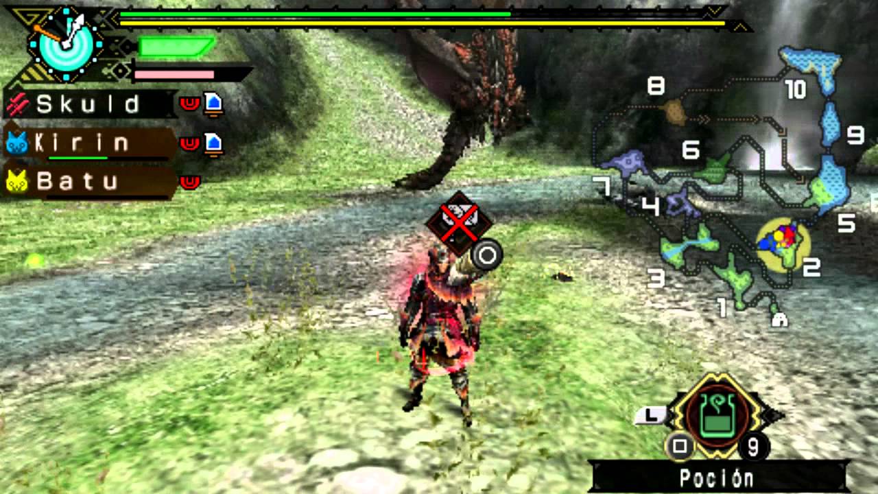 MH3rd - Caceria del rey de los cielos (Caza 1 Rathalos) [LAG] 5***** - by batu157 - YouTube