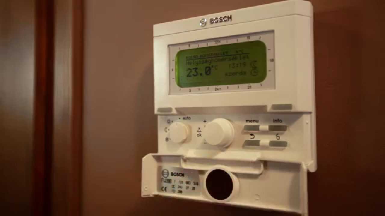Bosch ProControl Gateway - Kazánvezérlés okostelefonnal - YouTube