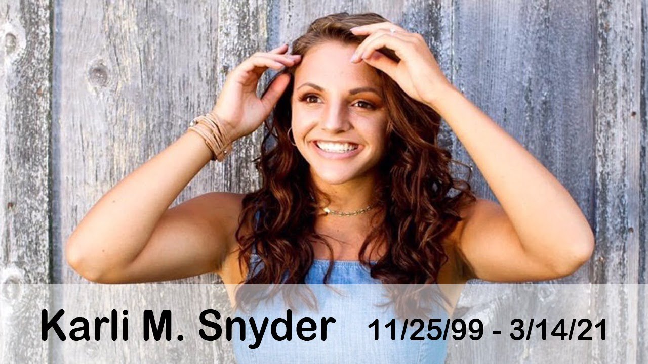 Karli M. Snyder - Celebration of Life service - YouTube