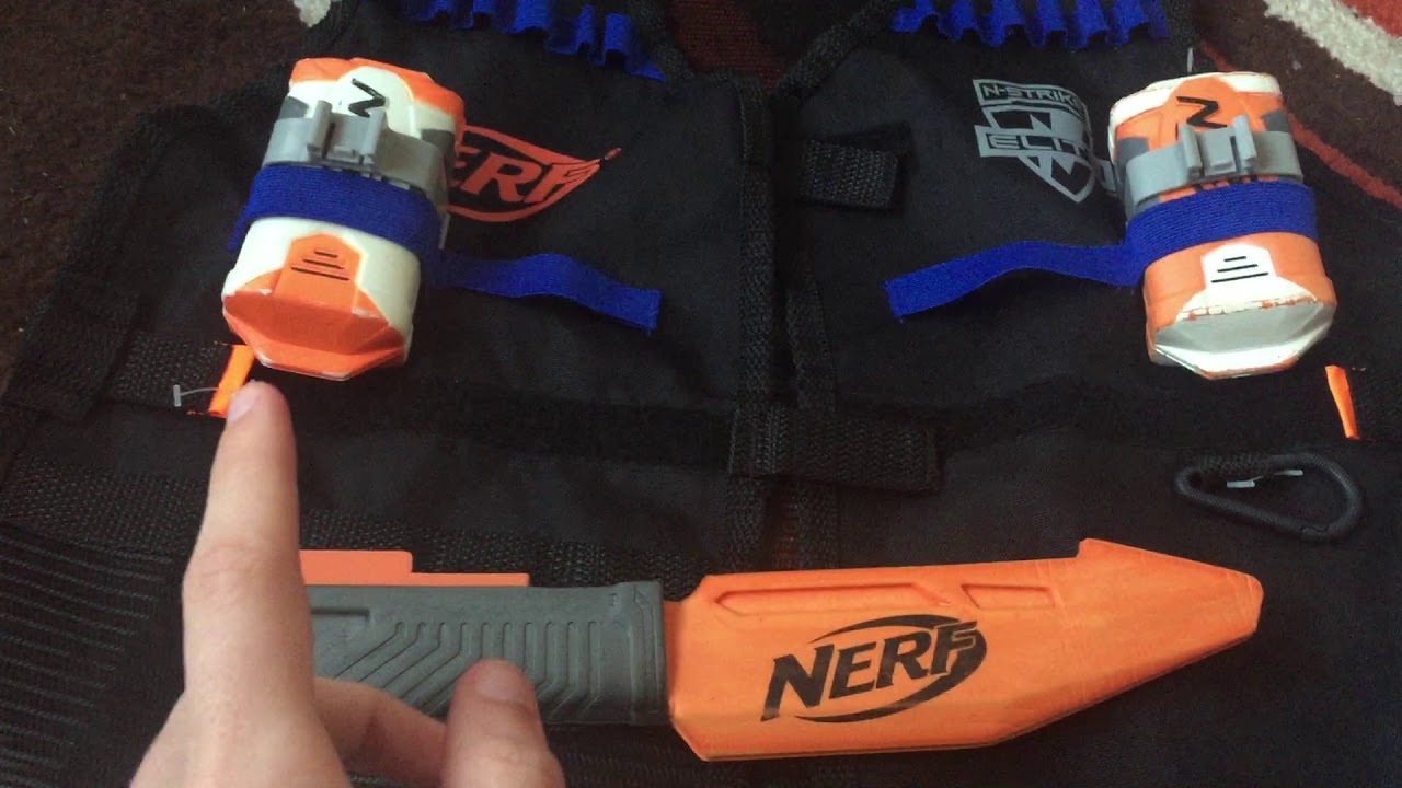 My nerf nut job load out - YouTube