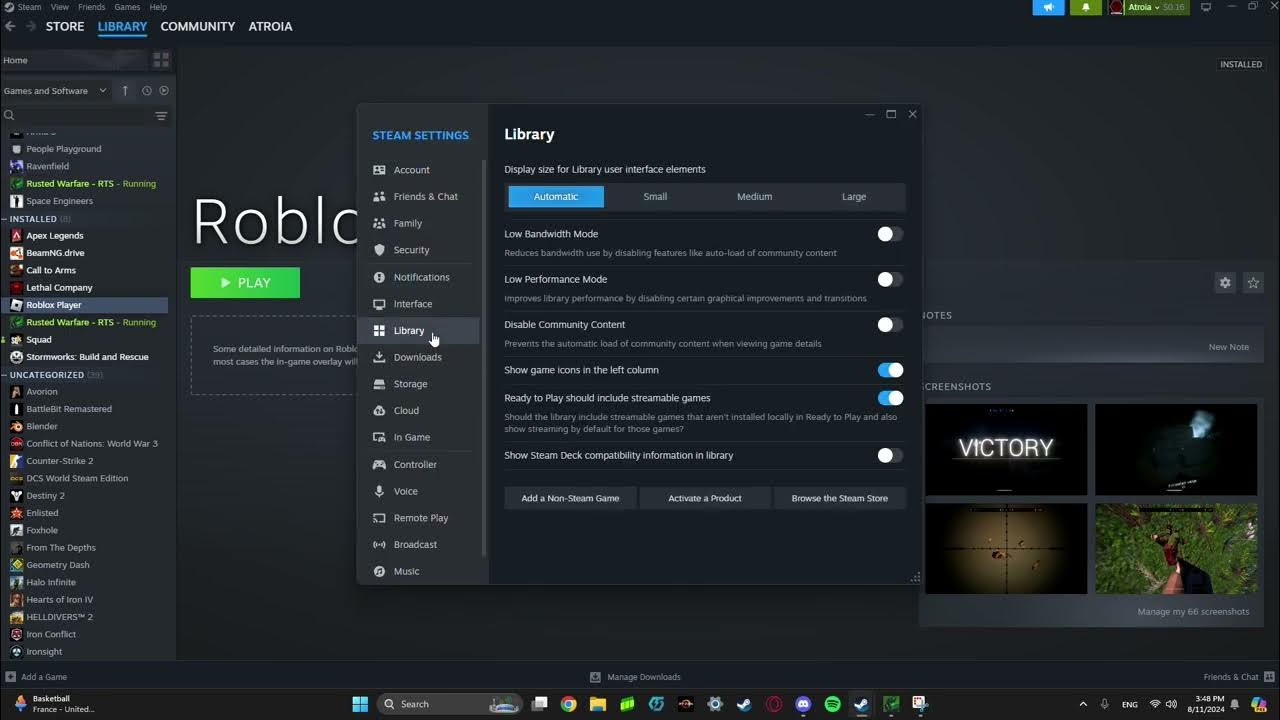 How to add a non-steam game (exp. Roblox) to steam - YouTube