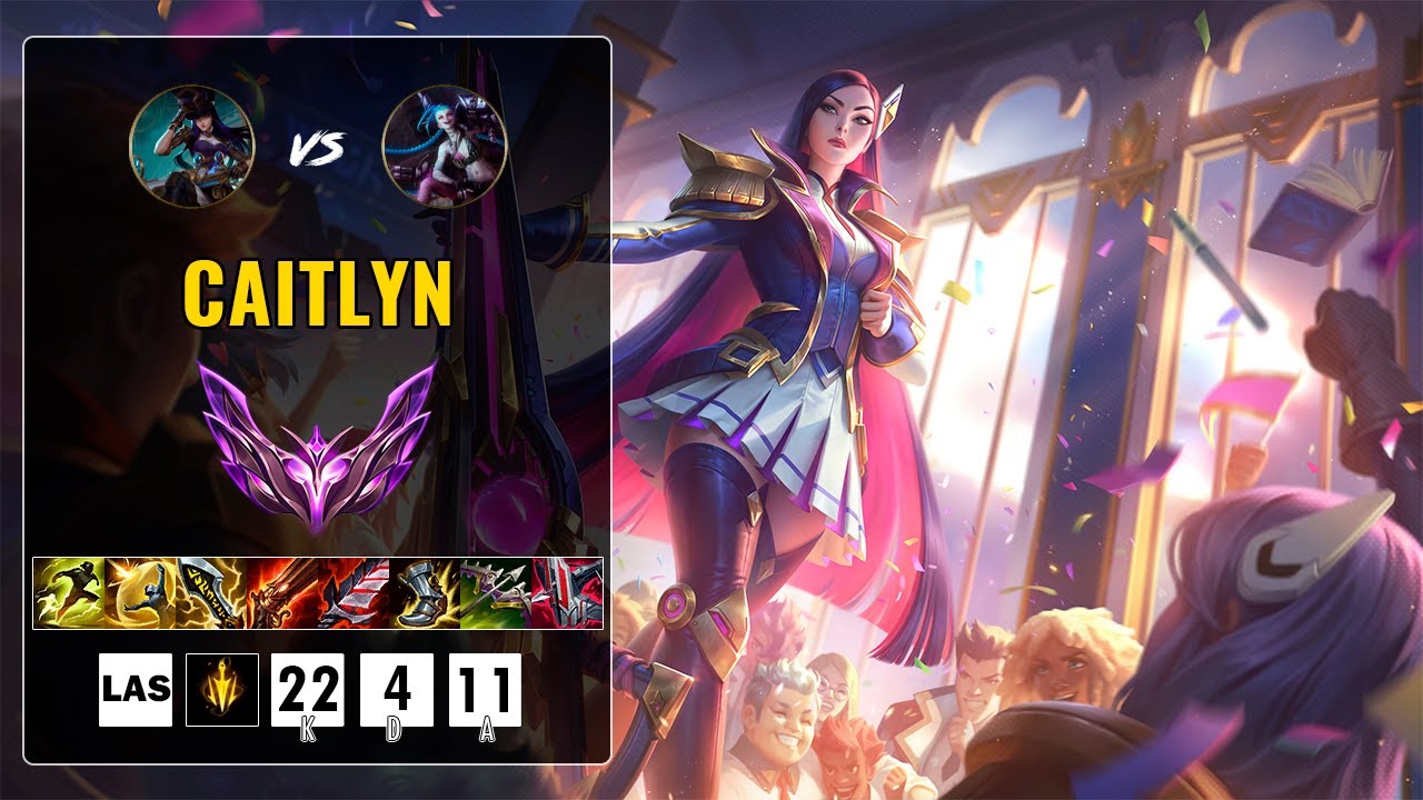 Caitlyn vs Jinx: 💰 RECOMPENSA TRAS RECOMPENSA: Caitlyn Limpia la Grieta ...