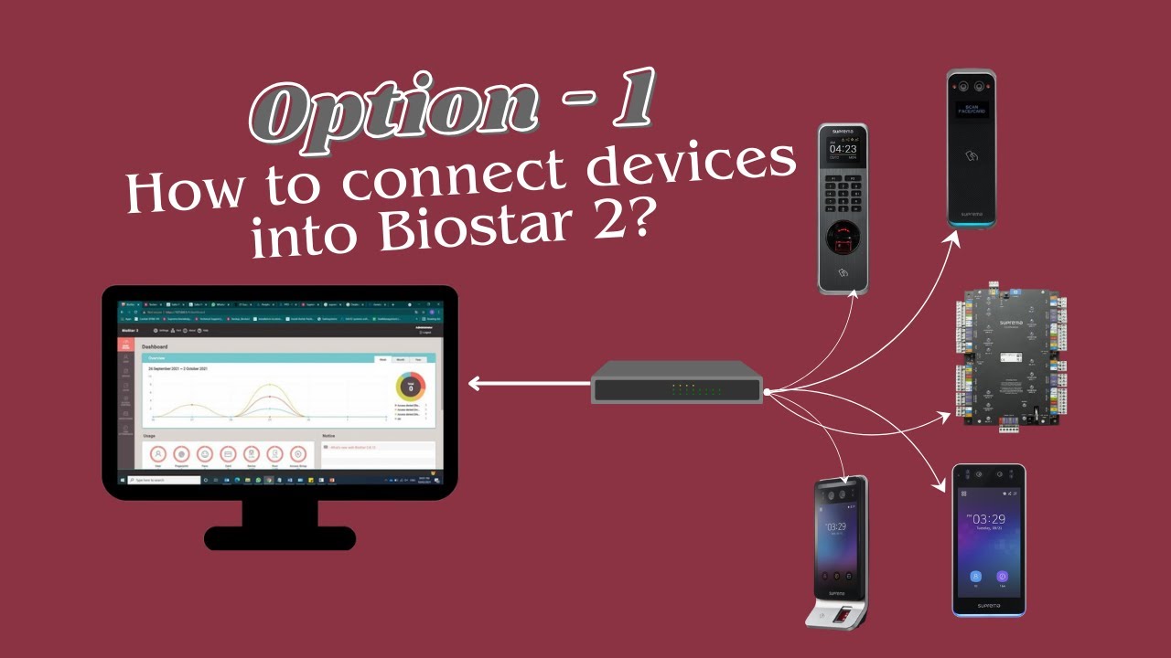 Connect Suprema Device into Biostar2 Software - Option 1 - YouTube