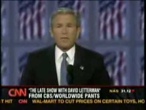 Bush Fails the Letterman Test - YouTube