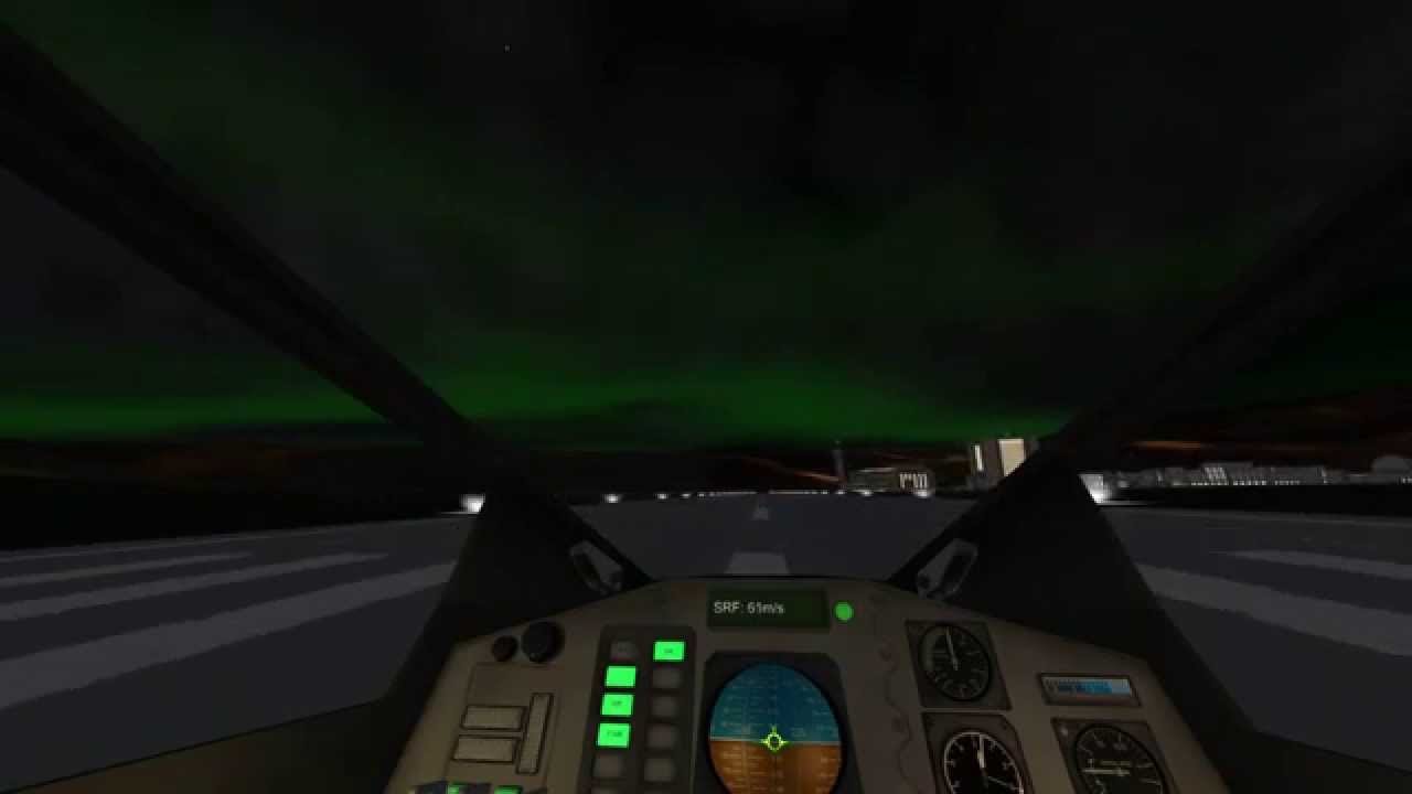 KSP RVE 0.2 Aurora borealis and City lights [Modding] - YouTube