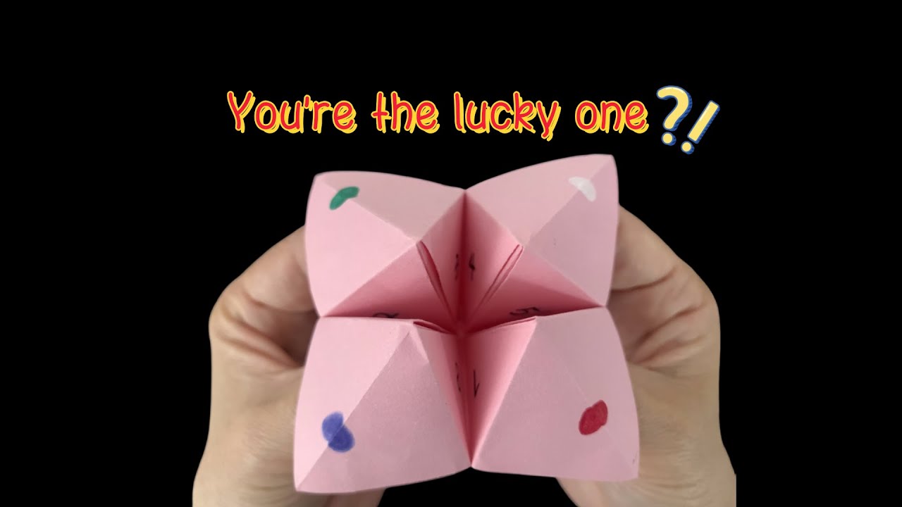 Easy and Fun Paper Fortune Teller Origami Craft/How to Make an Fun ...