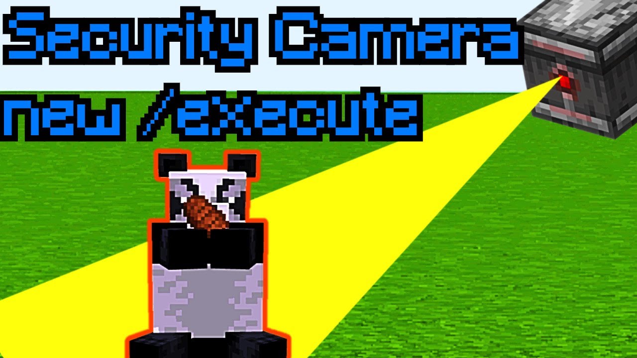 How To Make Working Security Cameras Easy Command Block Tutorial 8396