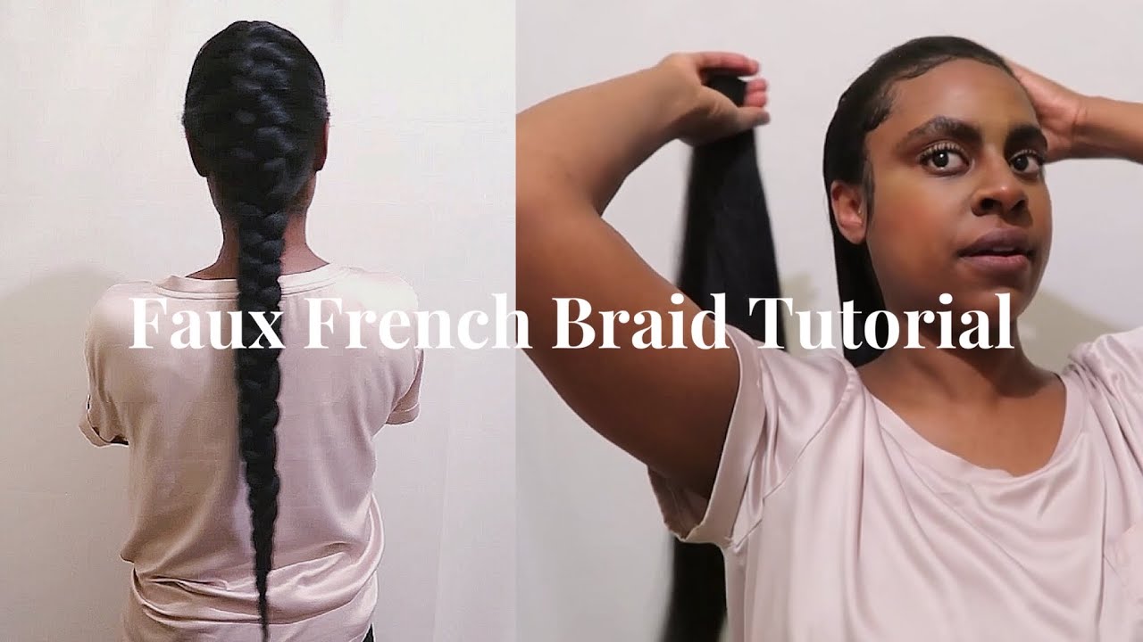Faux French Braid Tutorial | Yoga Hairstyles - Ep. 1 - YouTube