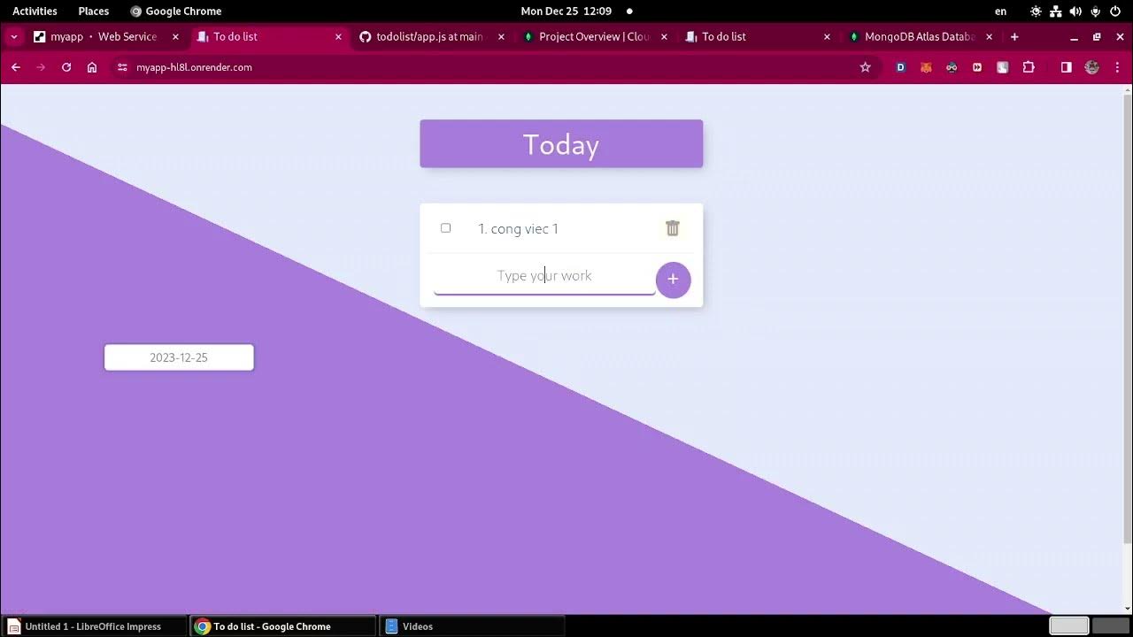 Triển khai Dự án Node.js và MongoDB lên Render | Hướng dẫn Deploy Project TodoList với EJS - YouTube
