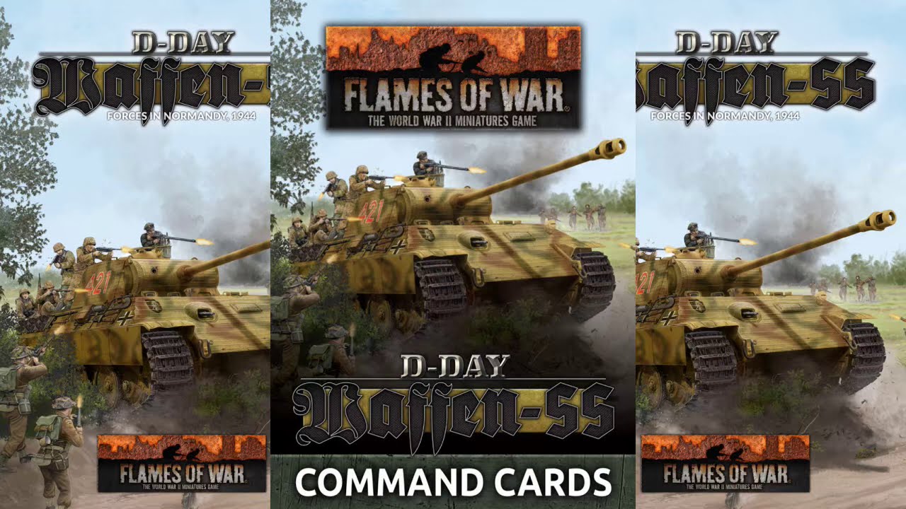 FOW D-Day Waffen SS Command Cards - street fighters - unwilling ...