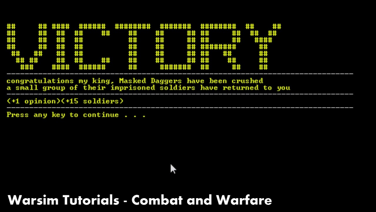 Warsim Tutorials - Combat and Warfare - YouTube