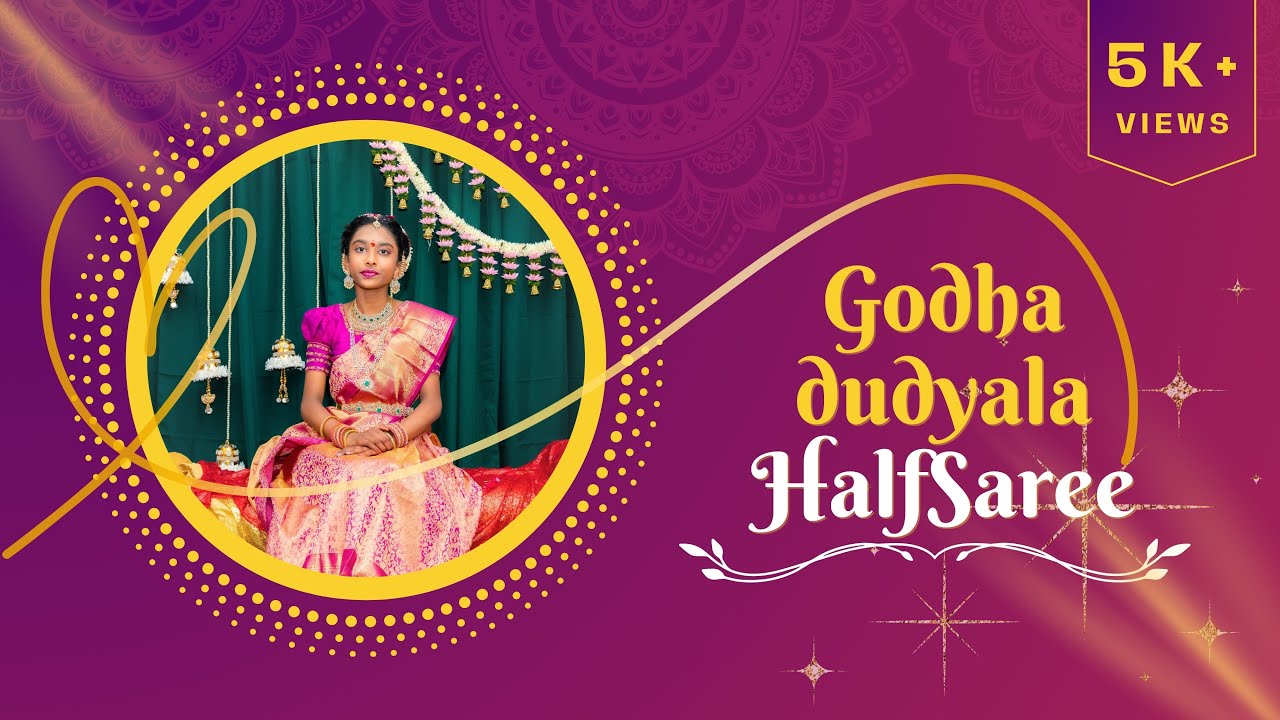 Godha dudyala HalfSaree | Maryland | USA| 4k|📞 571-251-1638 ...