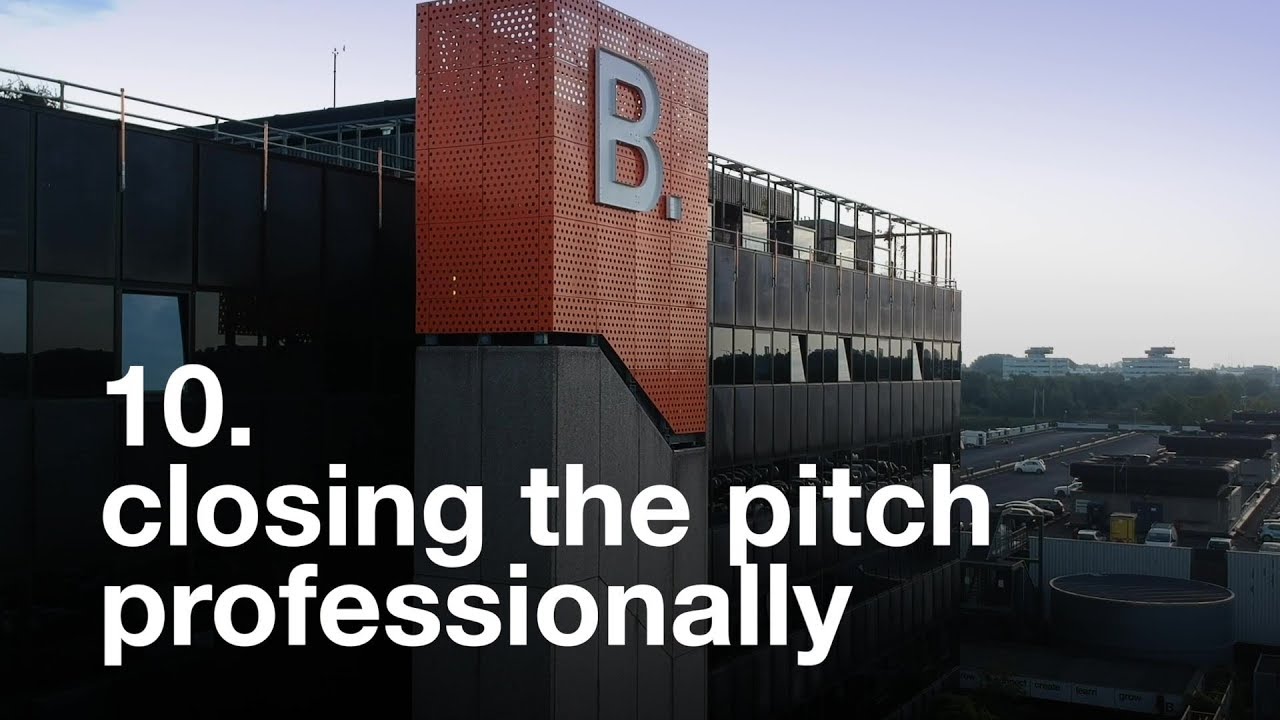 Pitch tips & tricks David Beckett - no.10 Closing the Pitch ...